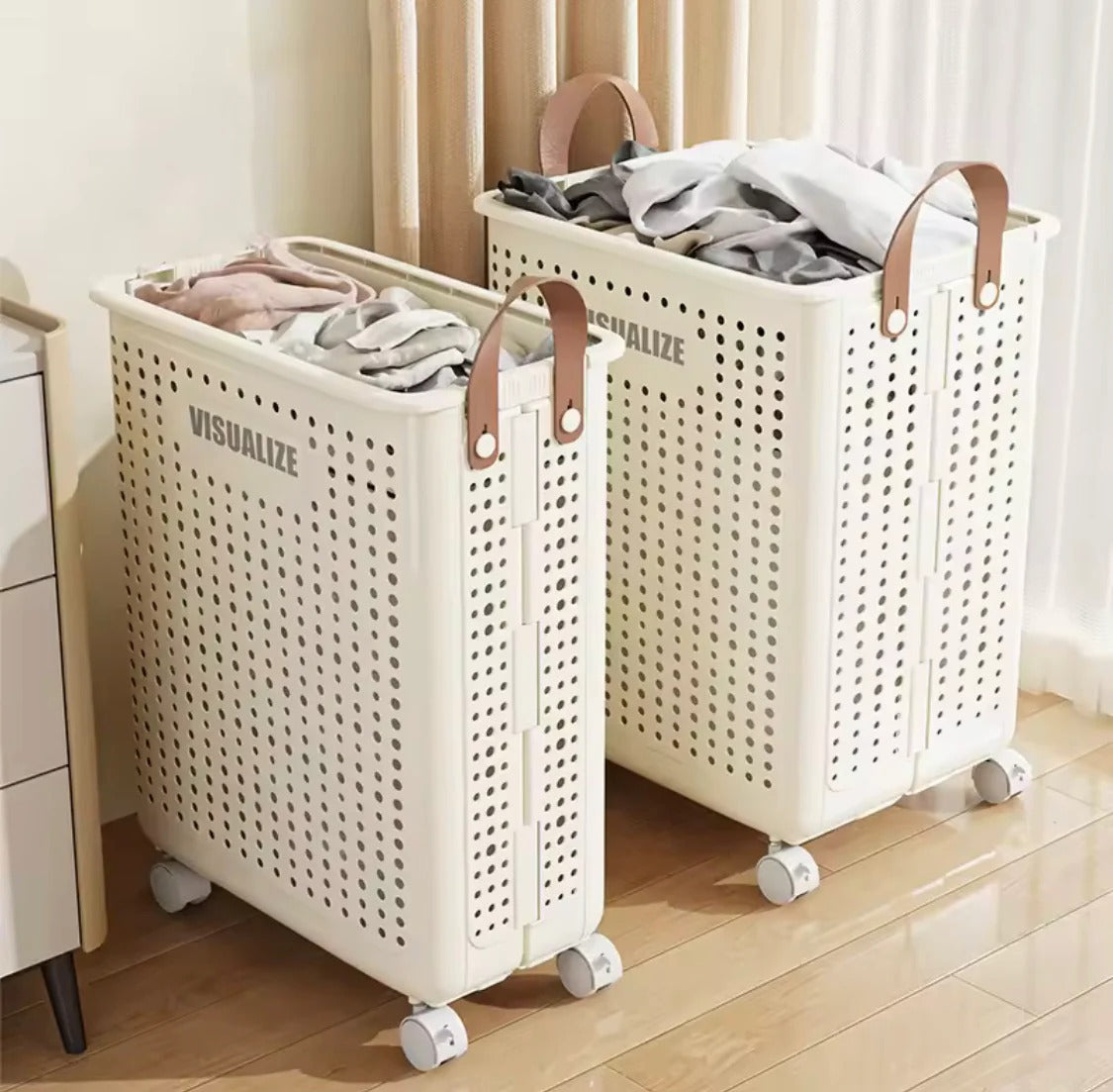 Portable Laundry Hamper With Wheels